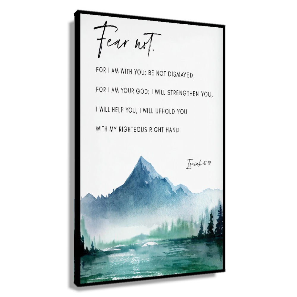Isaiah 41 10 Fear Not Scripture Printable Wall Art, Bible Verse Print ...