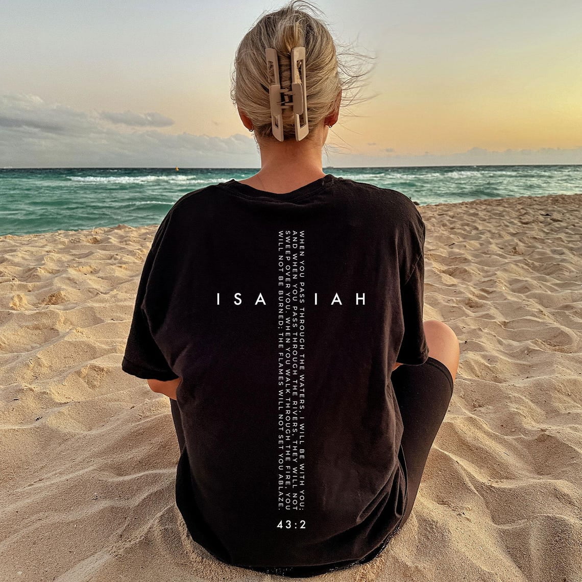 Isaiah 43:2 Shirt, When You Pass Through The Waters Tee, Christian ...