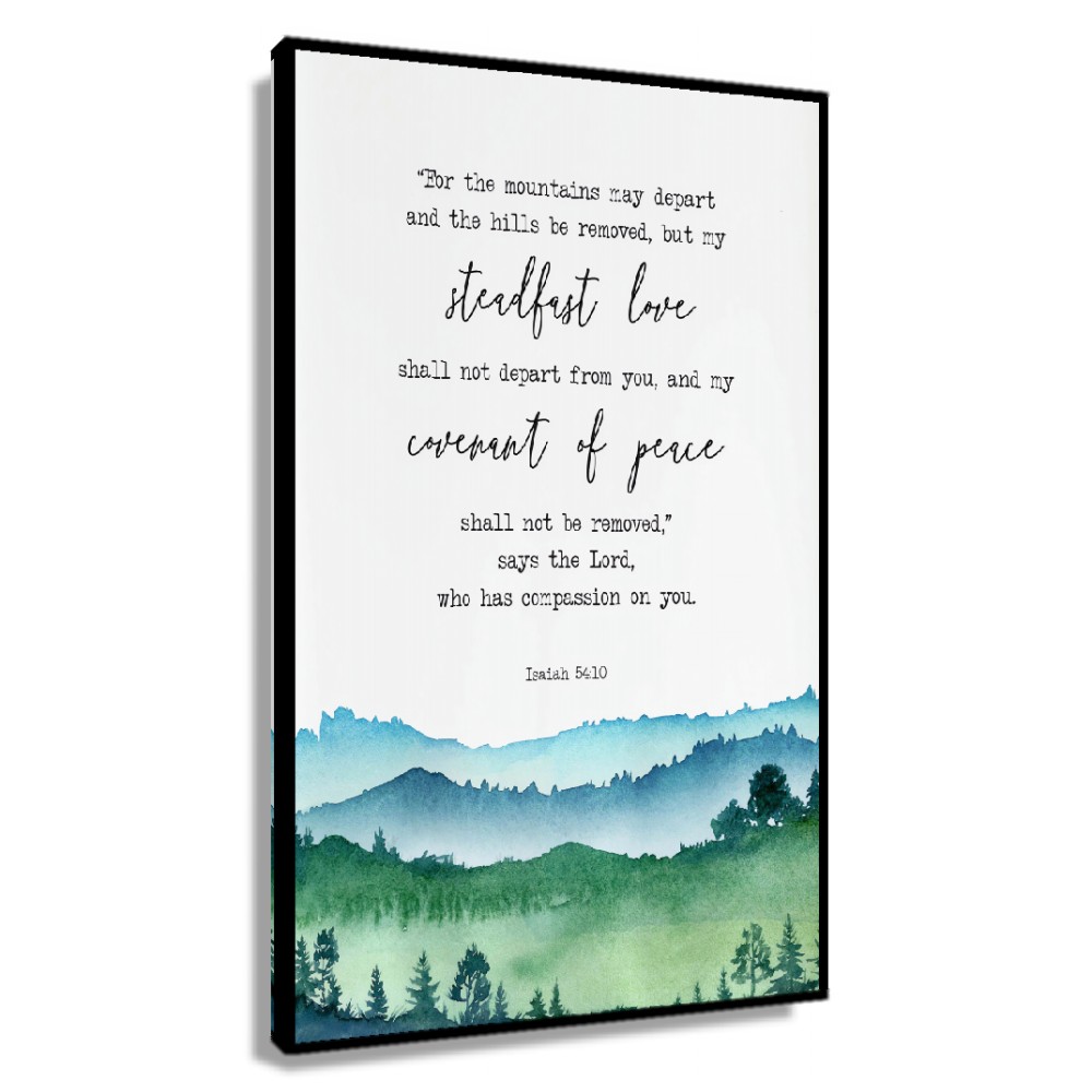Isaiah 54 10 Steadfast Love Bible Verse Printable Wall Art, Scripture ...