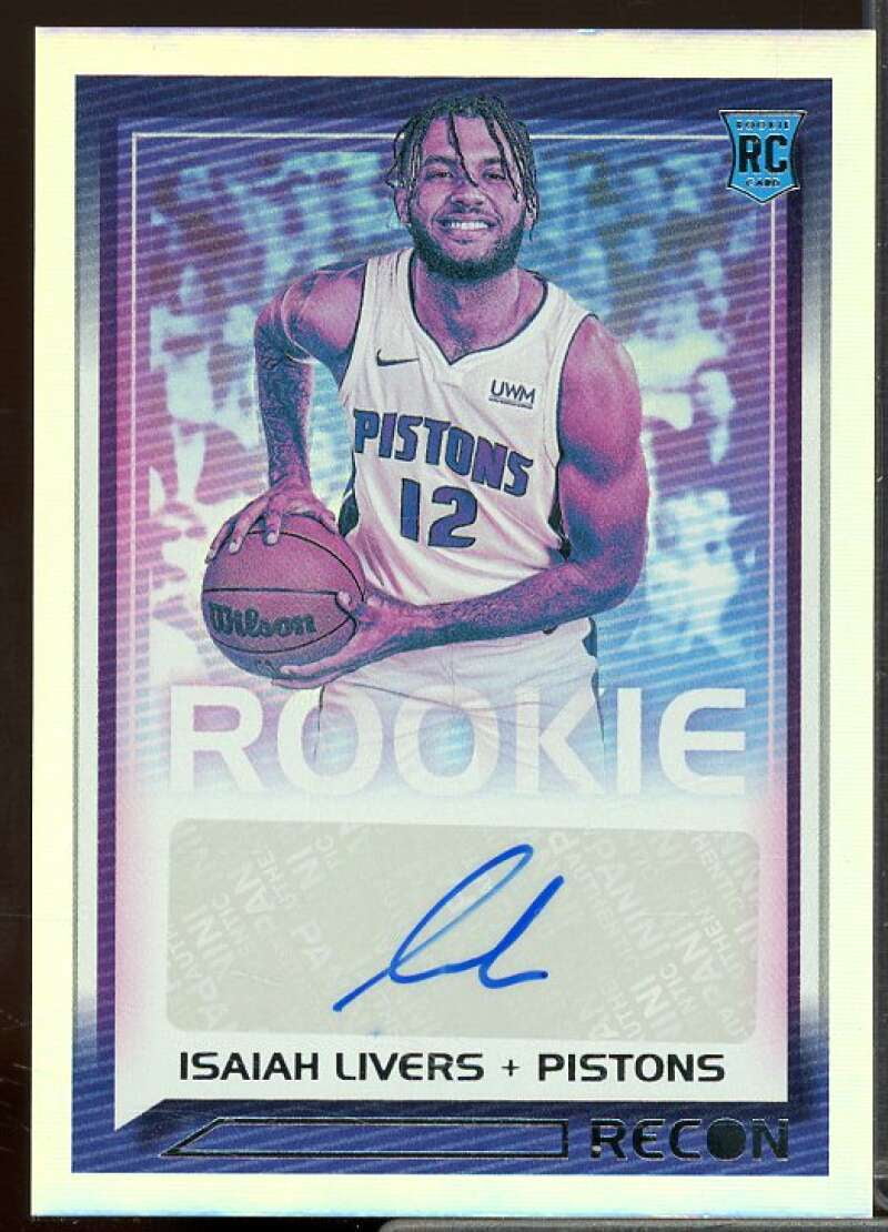 Isaiah Livers Rookie Card 2021-22 Panini Recon Rookie Recon Signatures ...