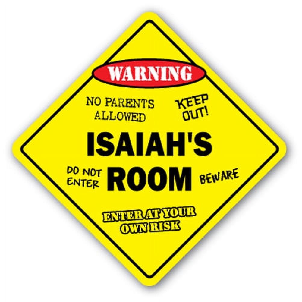 Isaiah's Room [3 Pack] of Vinyl Decal Stickers | Indoor/Outdoor | Funny ...