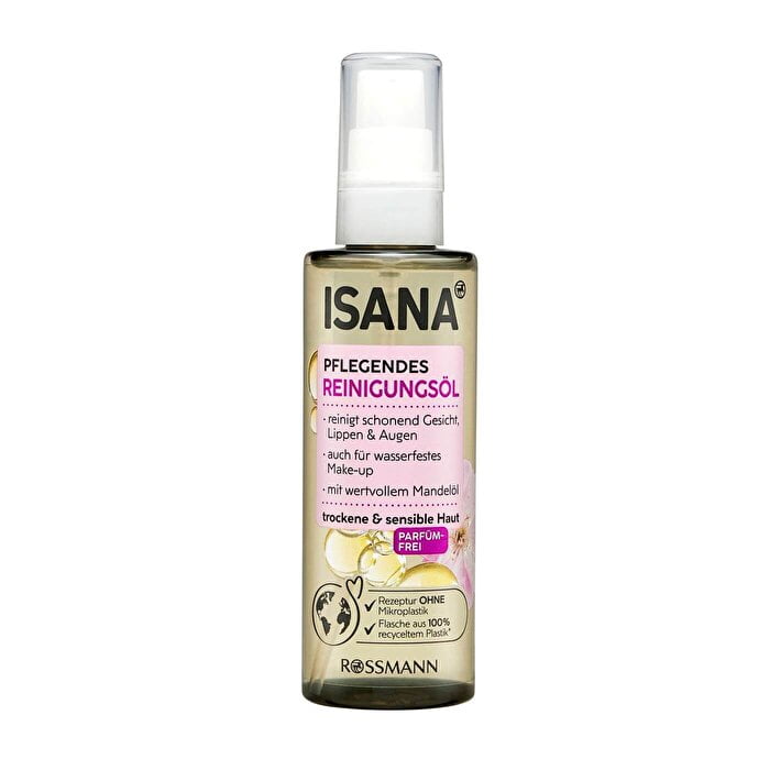 Isana Facial Cleansing Oil Fragrance Free For Dry and Sensitive Skin ...