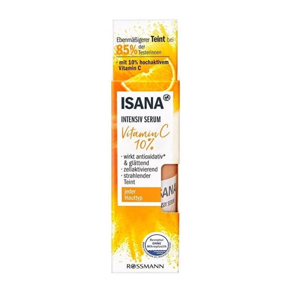 Isana Intensiv Serum 10% Vitamin C 30 ml - Walmart.com