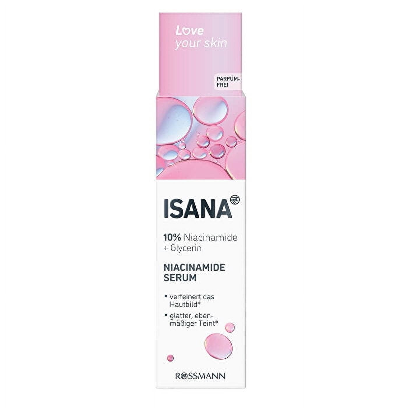 Isana Niacinamide Serum Love Your Skin 30 ml - Walmart.com