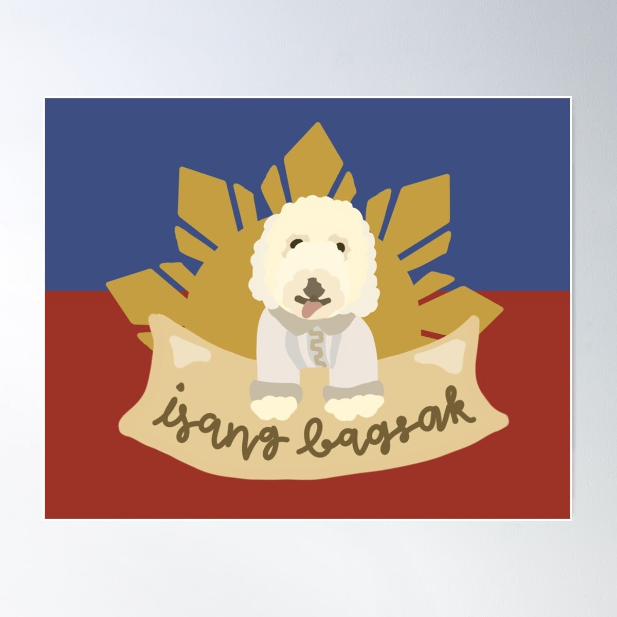 Isang Bagsak Poster Wall Art, Modern Wall Decor For Living Room Bedroom ...