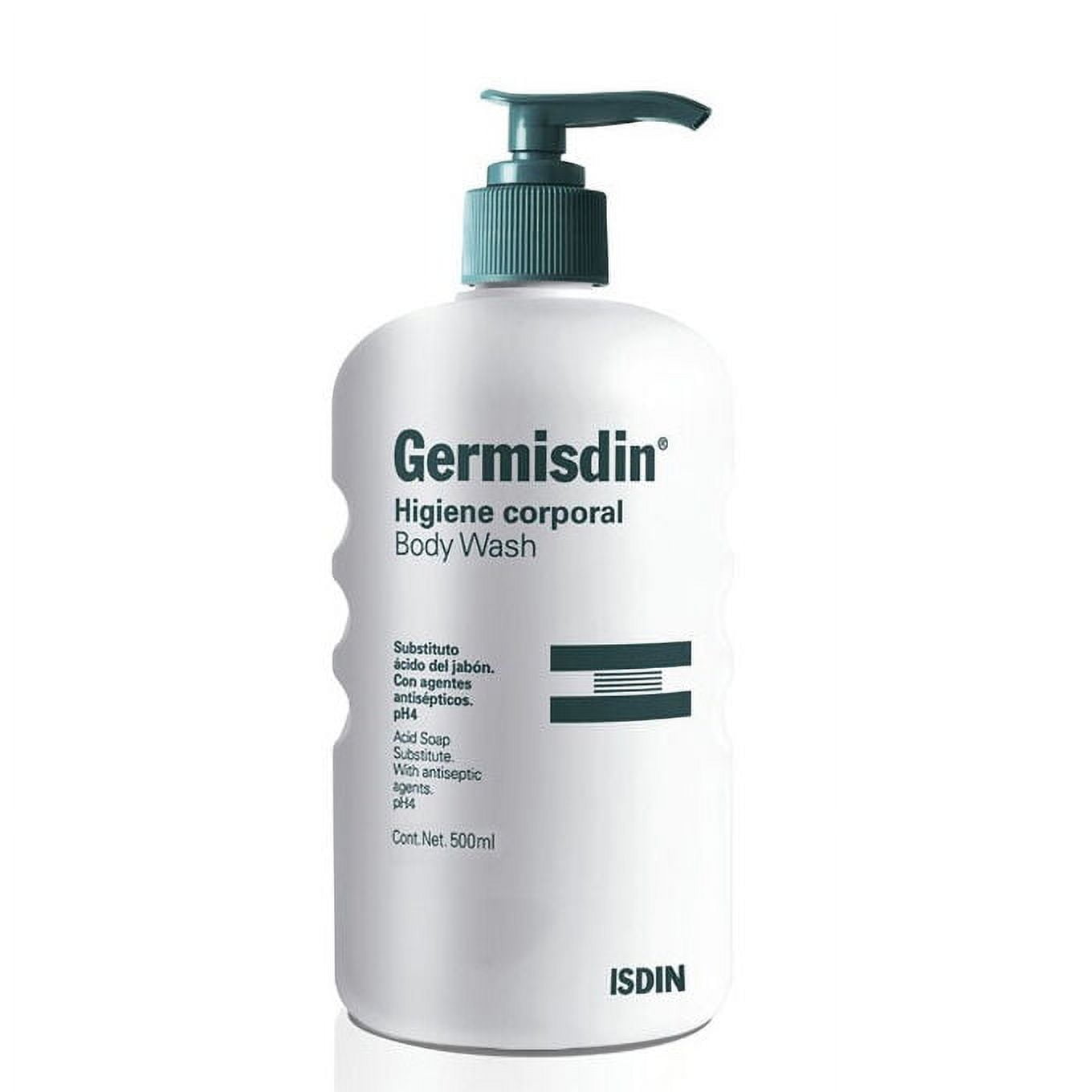 Isdin Germisdin Body Hygiene with Dispenser 250ml - Antiseptic Body ...
