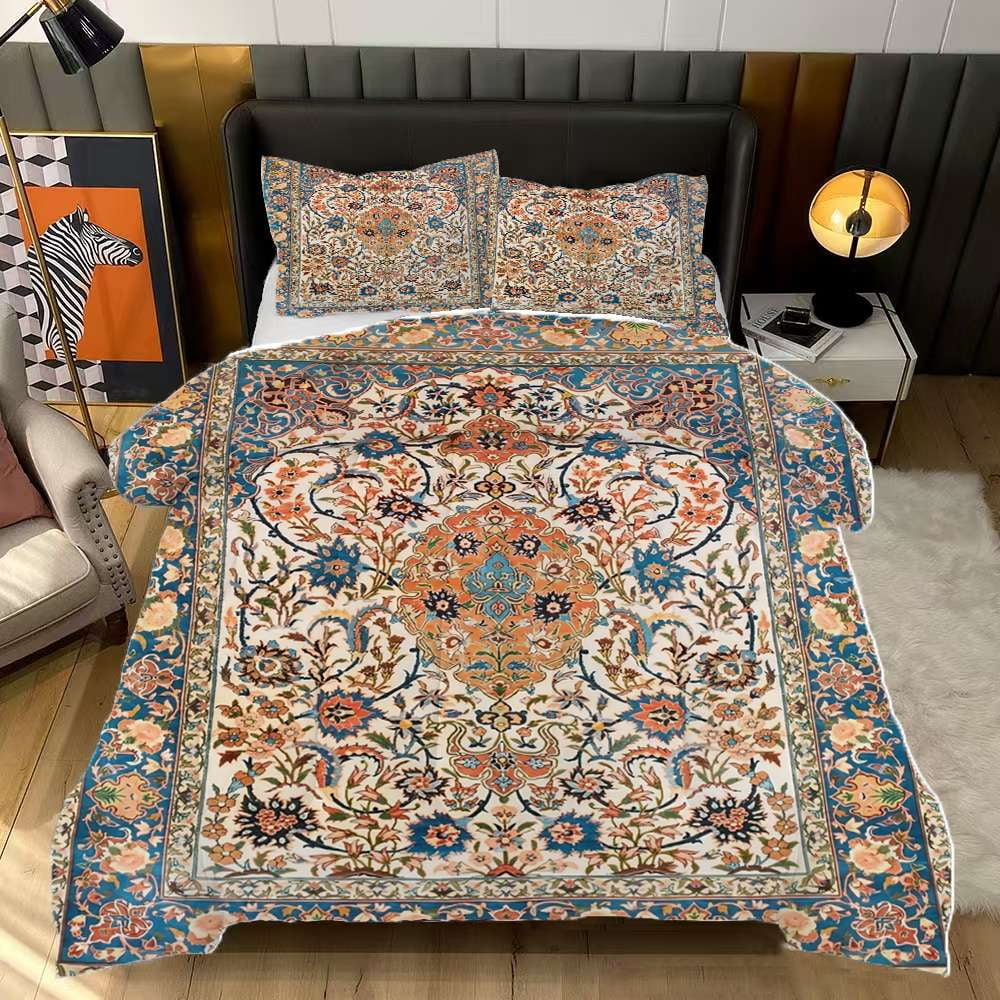 Isfahan Antique Central Persian Carpet Print Comforter Set King Size ...