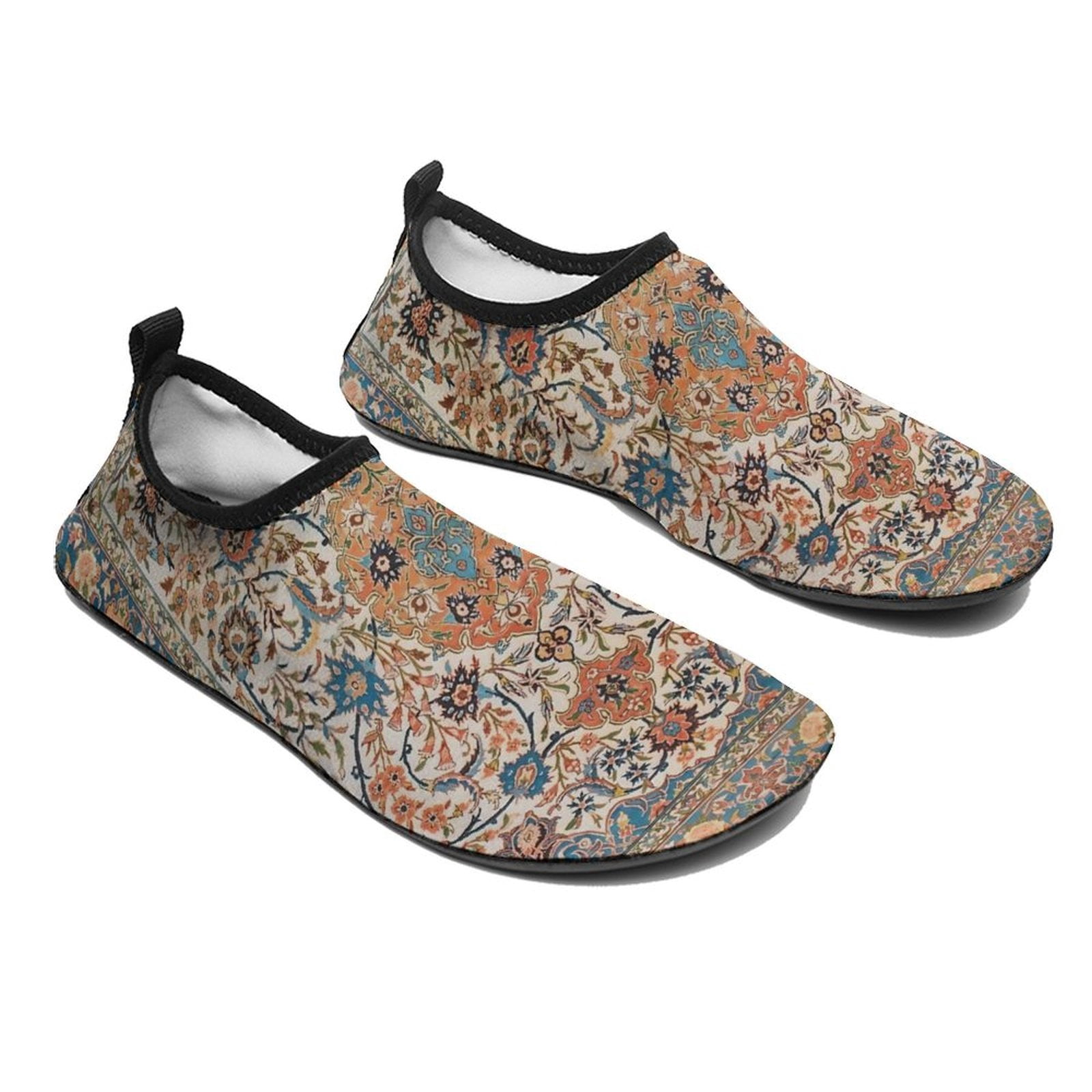 Isfahan Antique Central Persian Carpet Print Water Shoes Beach Slip-on ...