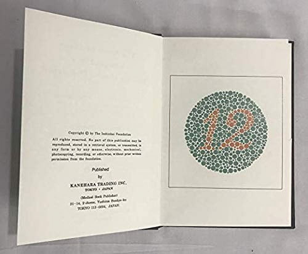 Ishihara - Color Blindness Test/14 Plate Book - - - Walmart.com