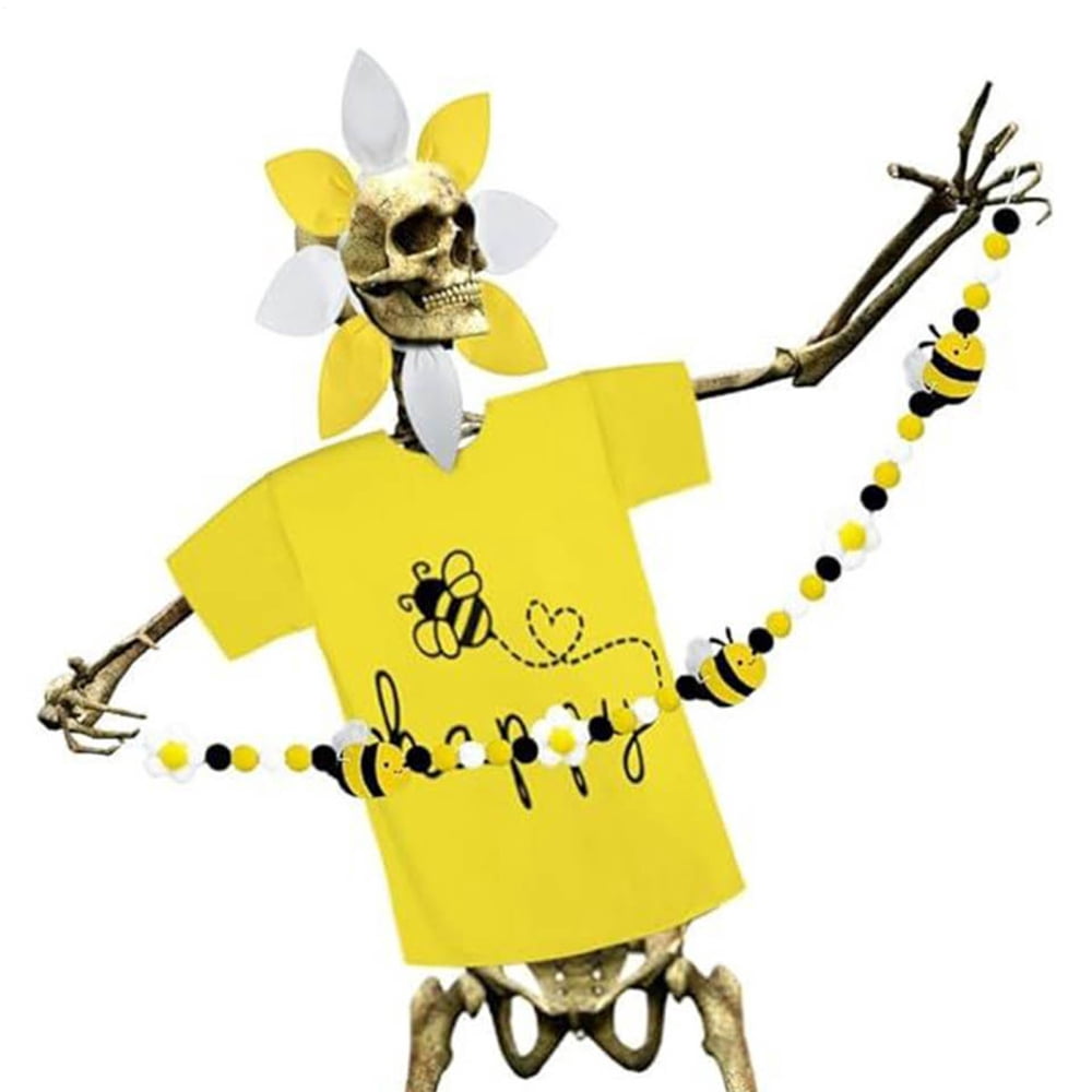 Ishine 12 Foot Skeleton Clothes Garden Skull Costume Skeleton ...