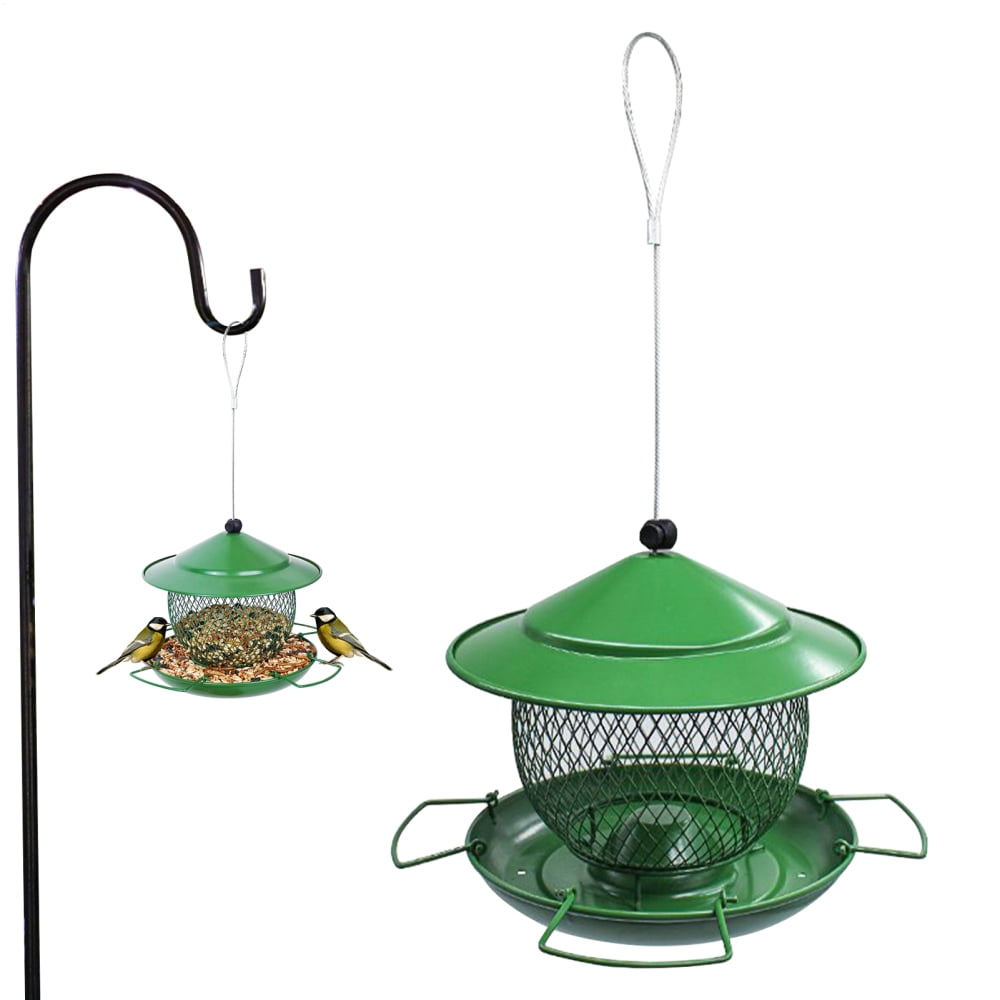 Ishine Bird Water Feeder Large Capacity Hangable Parakeet Feeder Versatile Food Dispenser for ...