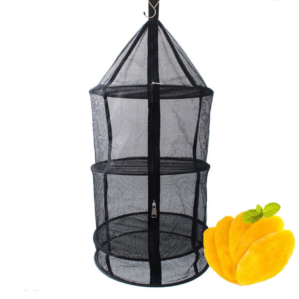 Ishine Bud Drying Rack 4 Layer Dryer Mesh Net with Zipper Yard ...