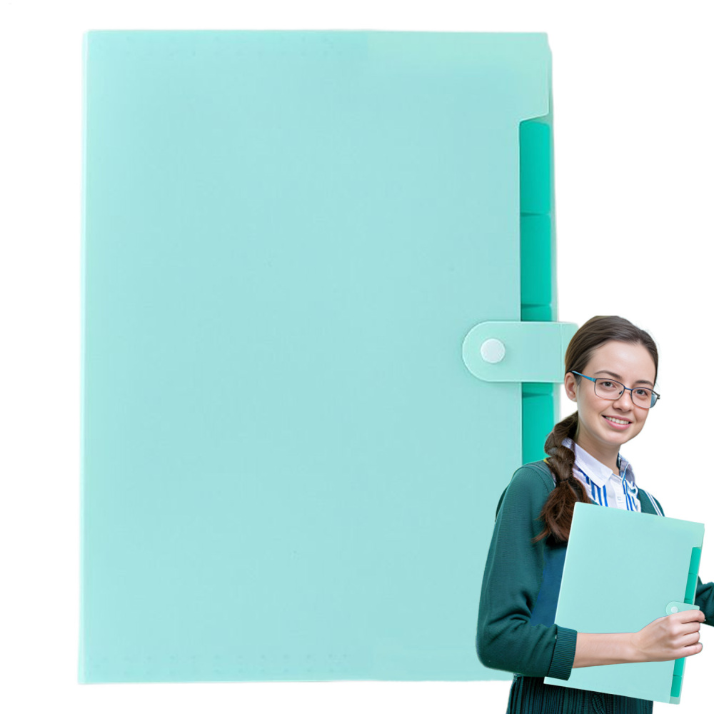 Ishine Document Folder School Bill Organizer A4 Size Portable ...