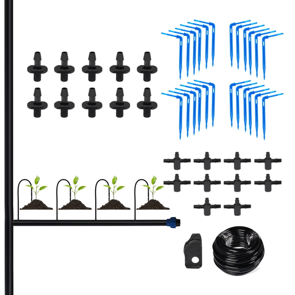 Ishine Drip Irrigation Kit Adjustable Automatic Garden Drip Irrigation ...