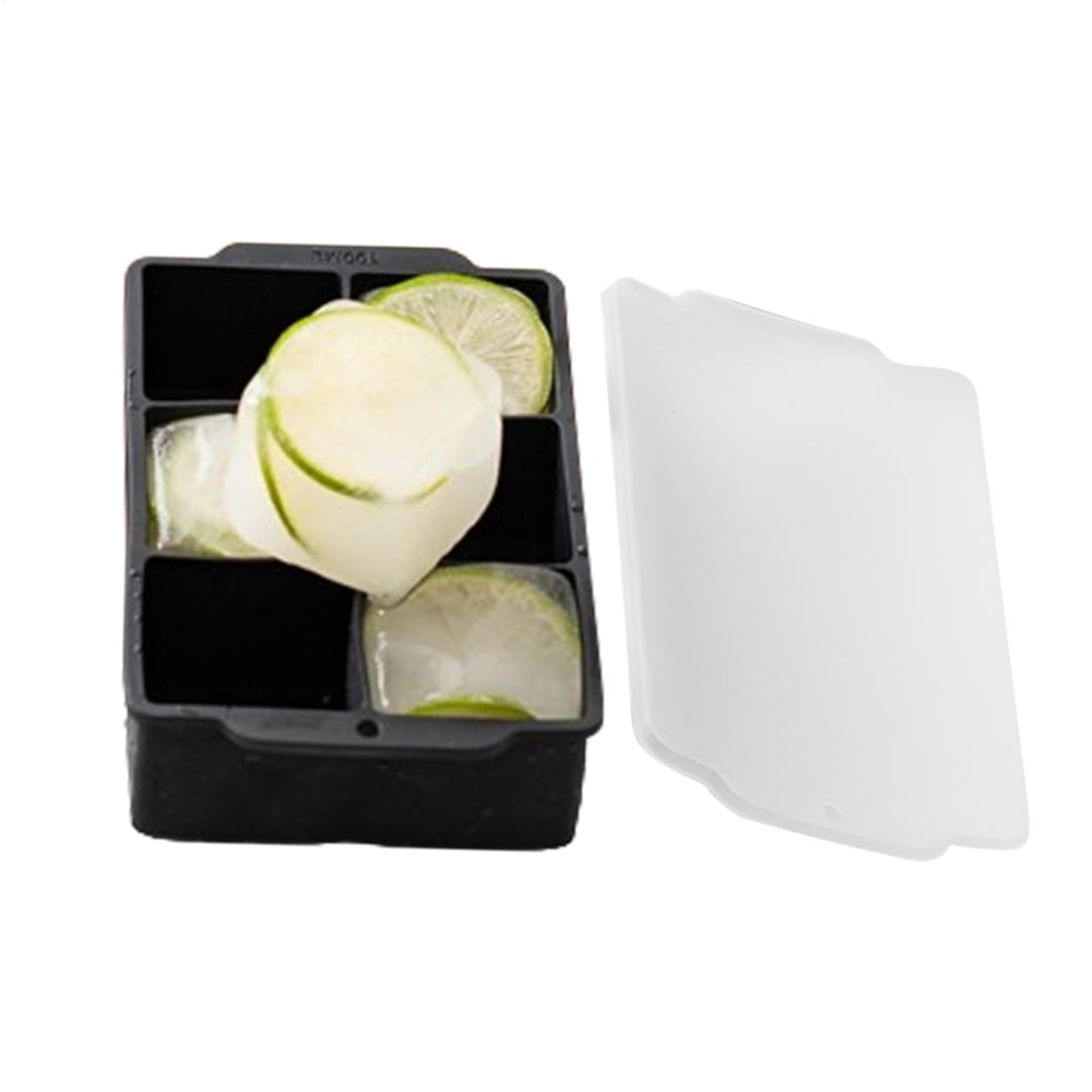 Ishine Ice Trays With Lids 6-grid Ice Block Mold Reusable Food-Grade ...