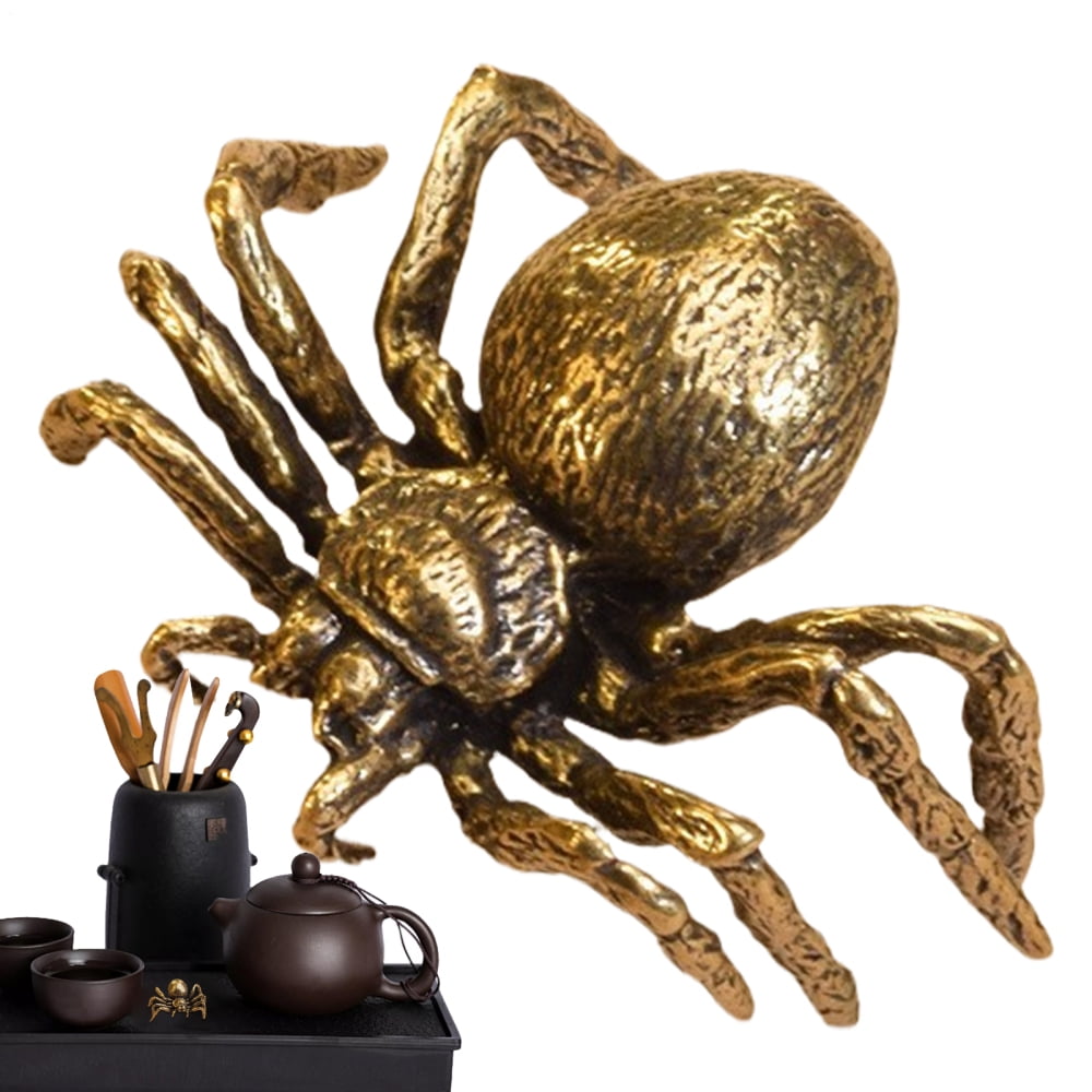 Ishine Little Animals Figures Miniature Spider Statue Miniature ...