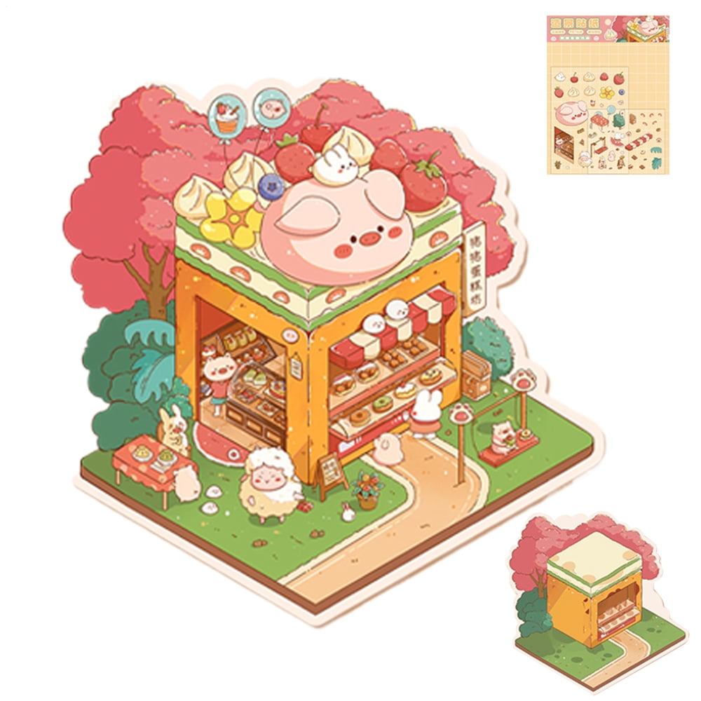 Ishine Make Your Own Scene Stickers 3D Effect Hand Account Decals ...