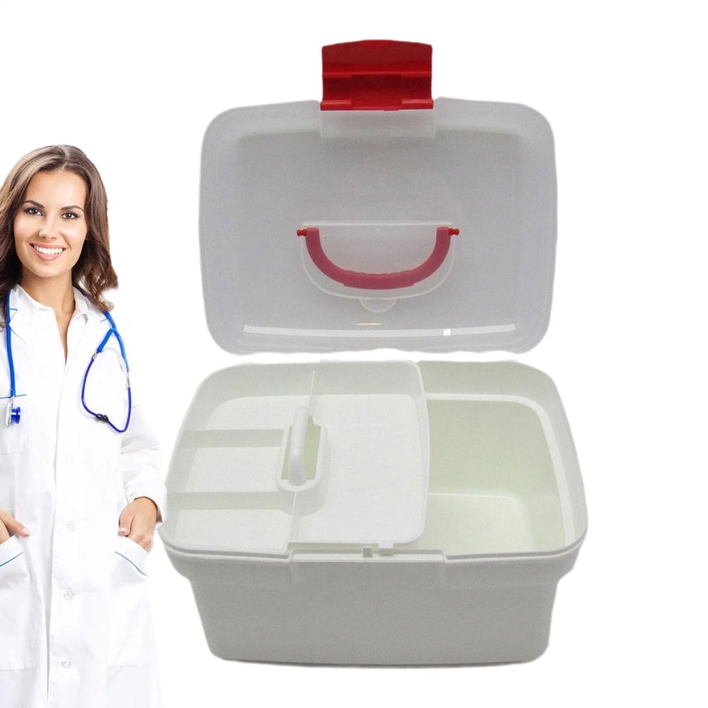 Ishine Medicine Storage Box Large Medicine Organizer Large Capacity ...