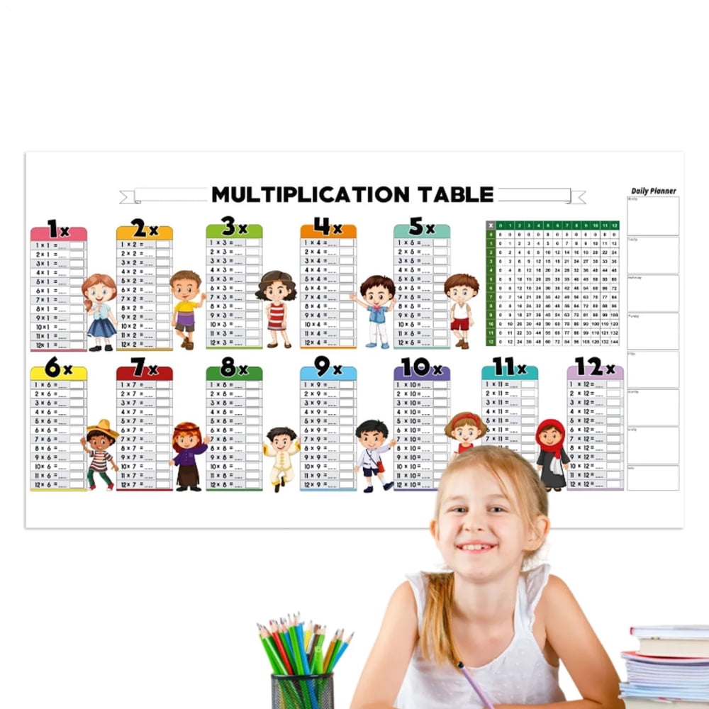 Ishine Multiplication Table Multiplication Chart Dry Erase Board ...