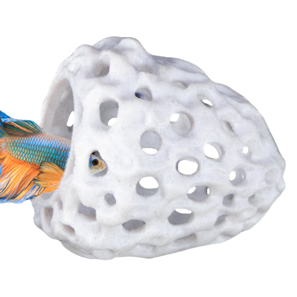 Ishine Shrimp Hides for Aquarium Small Fish Hide Betta House Fish Tank ...