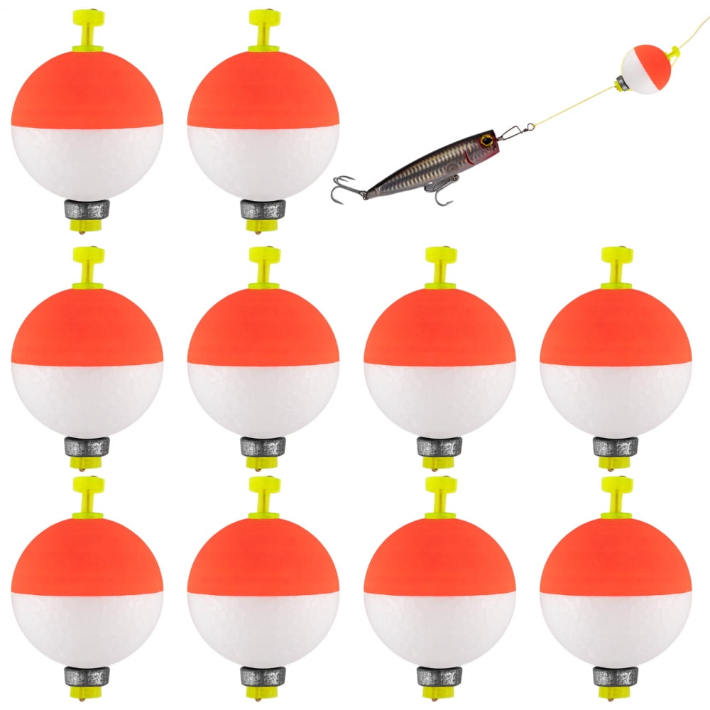 Ishine Small Bobbers For Fishing 10 Pack Foam Weighted Bobbers EVA Foam ...