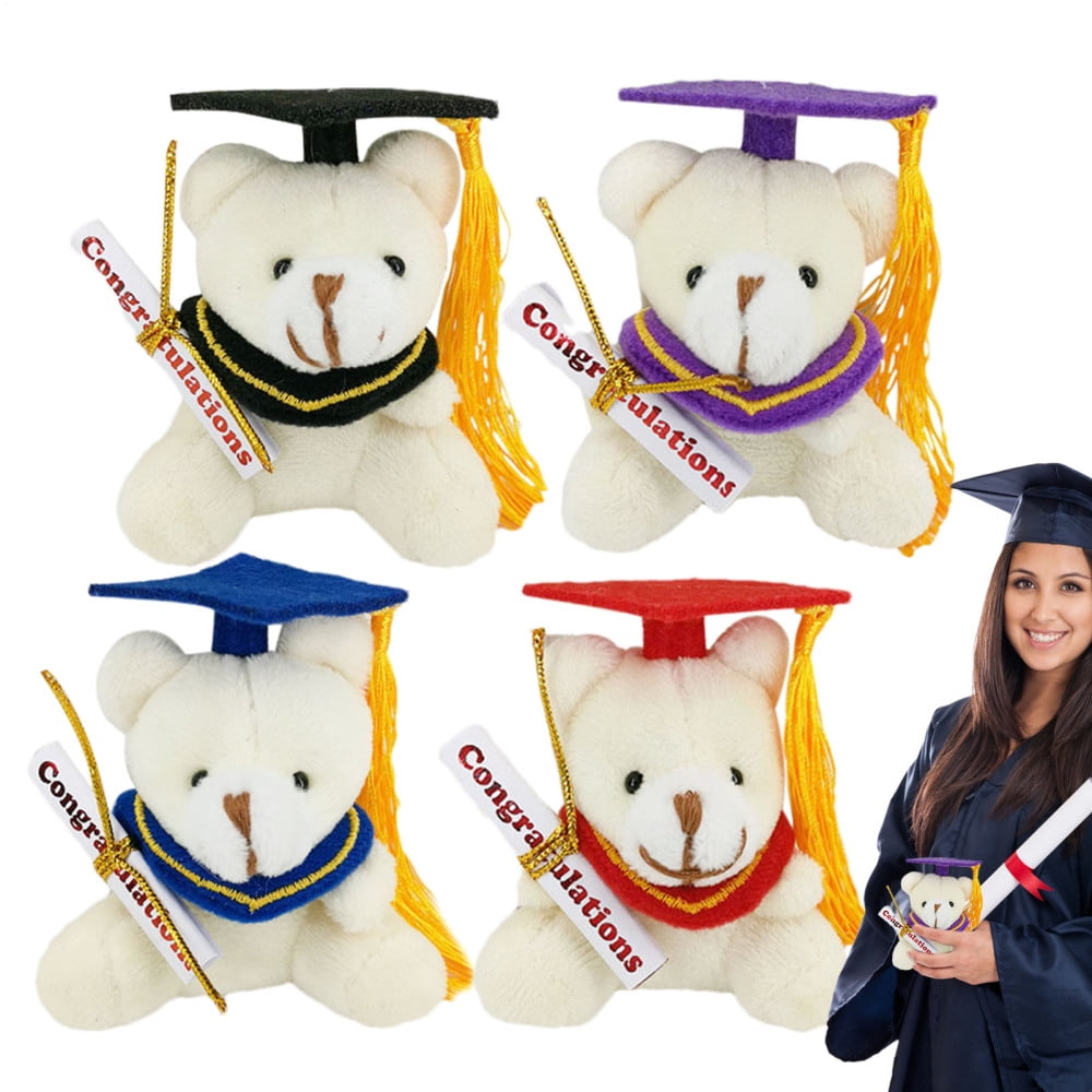 Ishine Stuffed Bears Plush 1 Set Graduation Bear Figure Plush Animal ...