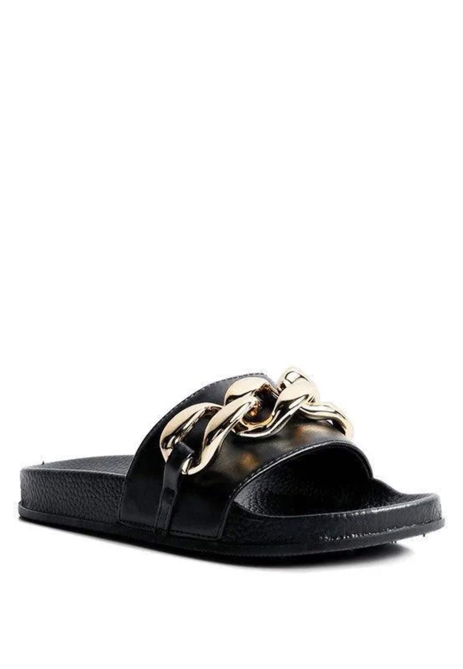 Ishtar Metallic Chain Metal Slides - Walmart.com