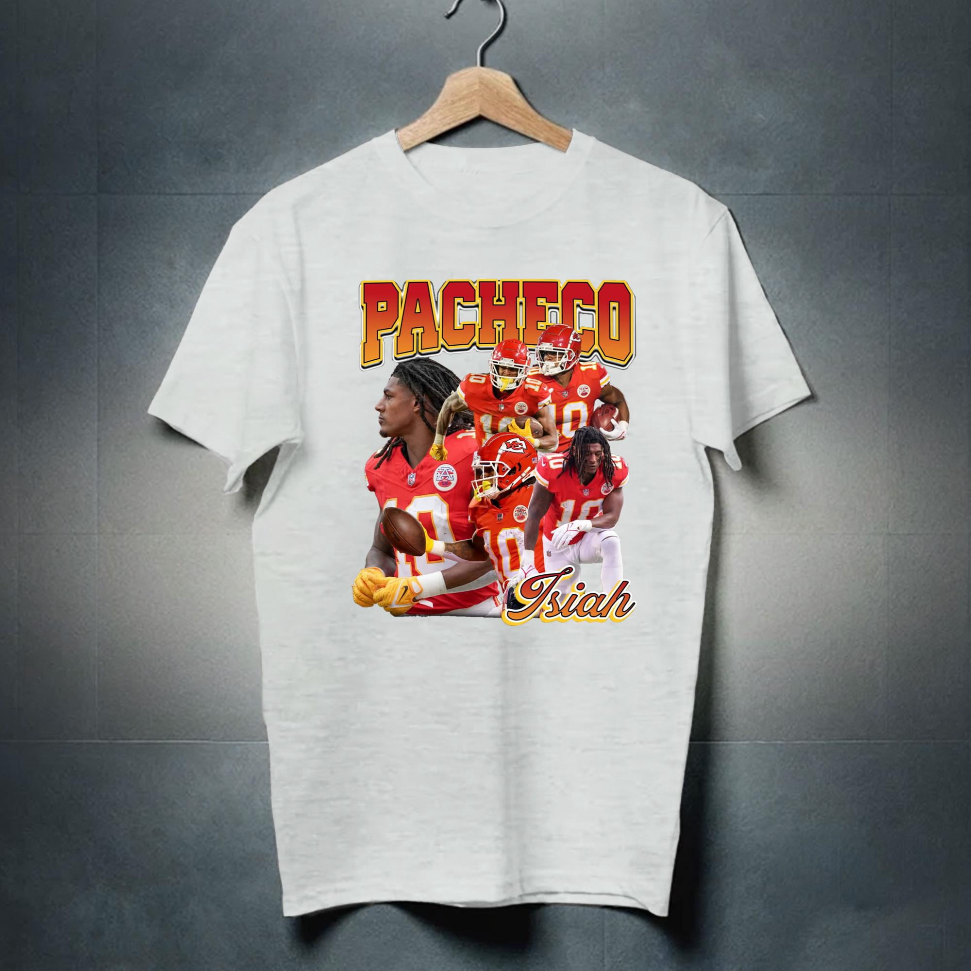 Isiah Pacheco Chiefs T-shirt. Available in multiple colors.-TH5354 ...