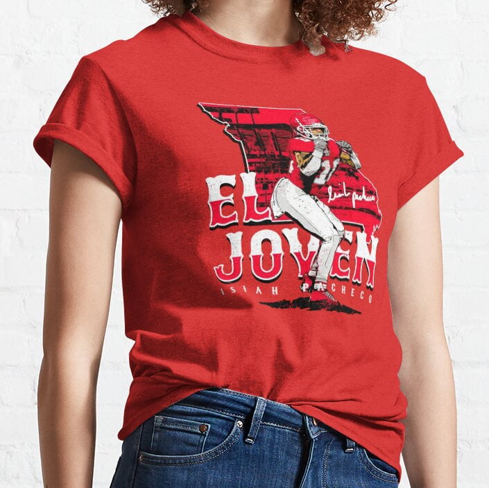 Isiah Pacheco Kansas El Joven Classic T-Shirt - Walmart.com