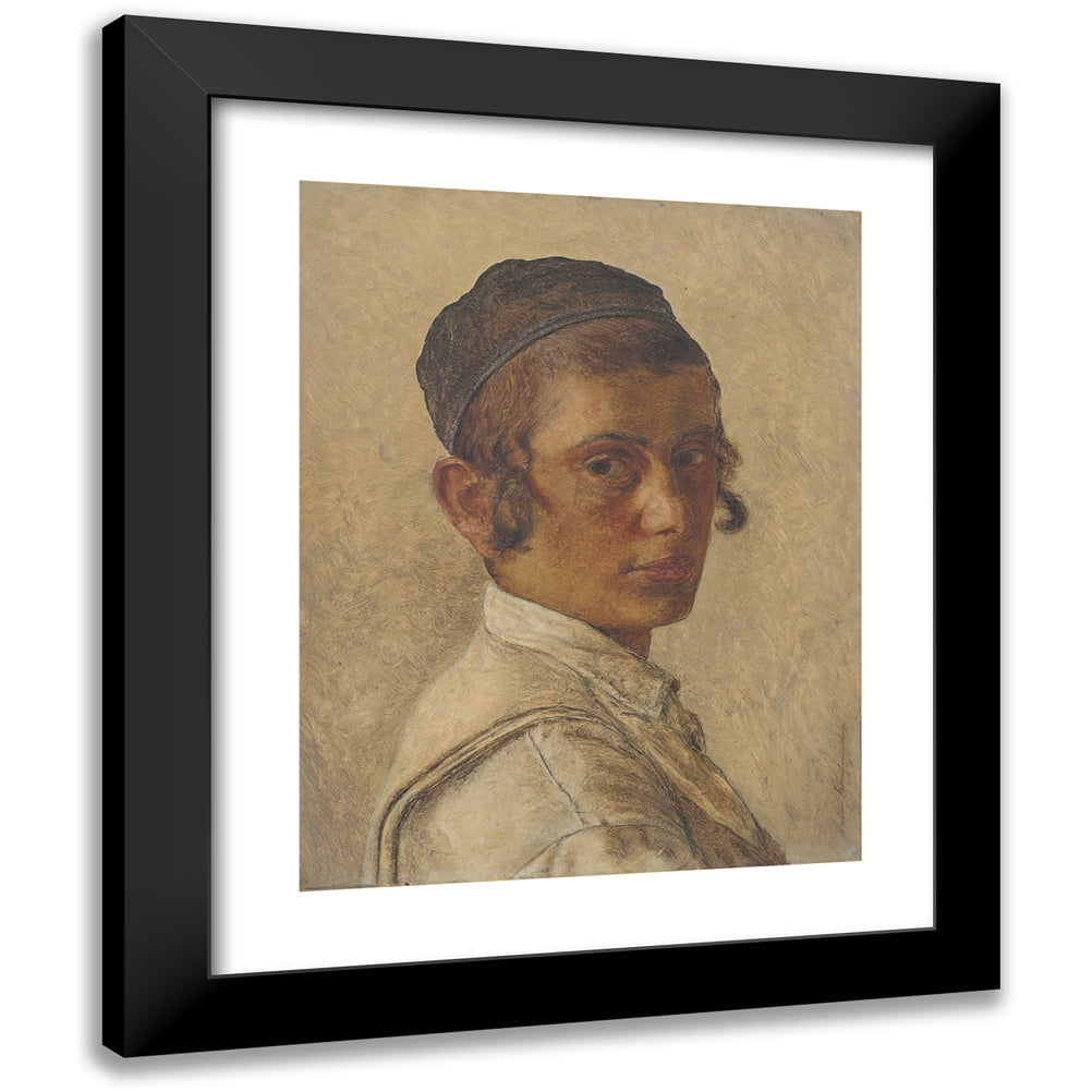 Isidor Kaufmann 12x14 Black Modern Framed Museum Art Print Titled ...