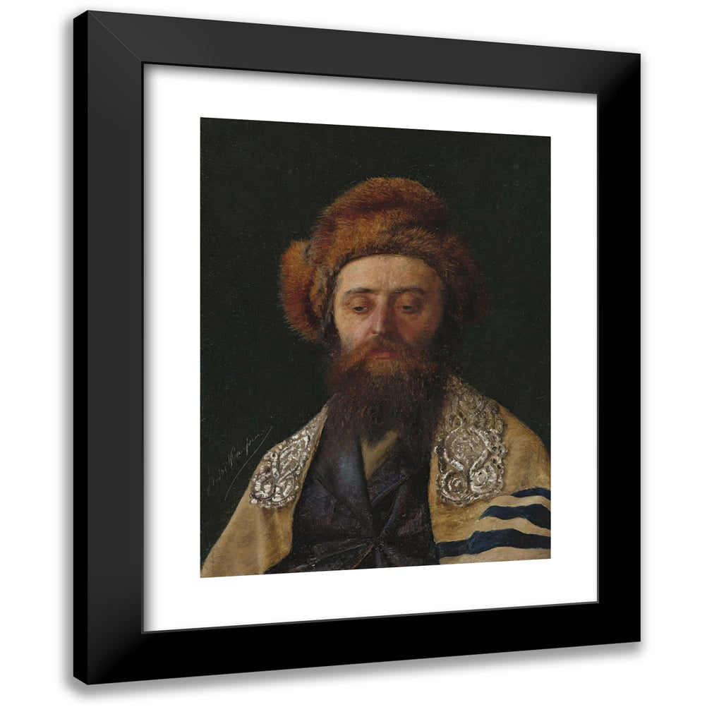 Isidor Kaufmann 14x18 Black Modern Framed Museum Art Print Titled ...