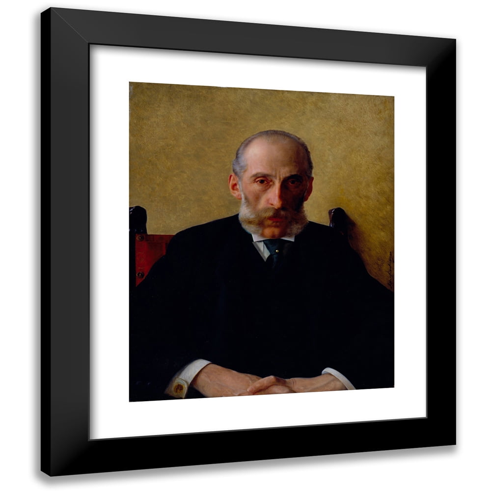 Isidor Kaufmann 15x18 Black Modern Framed Museum Art Print Titled ...