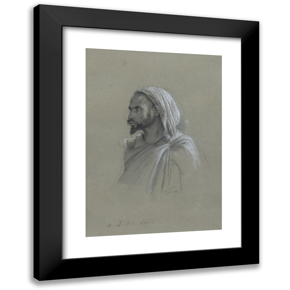 Isidore Pils 14x18 Black Modern Framed Museum Art Print Titled - Study ...