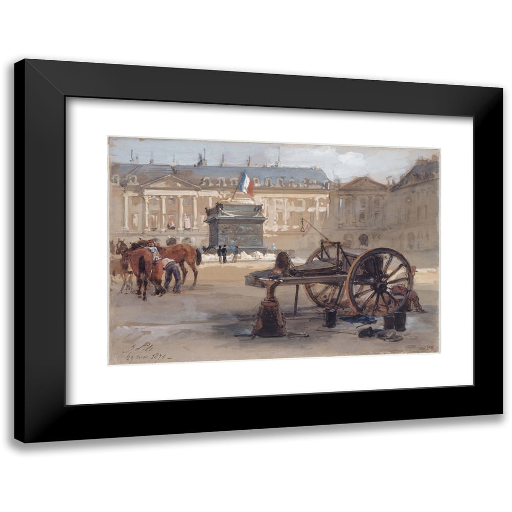Isidore Pils 18x14 Black Modern Framed Museum Art Print Titled - Place ...
