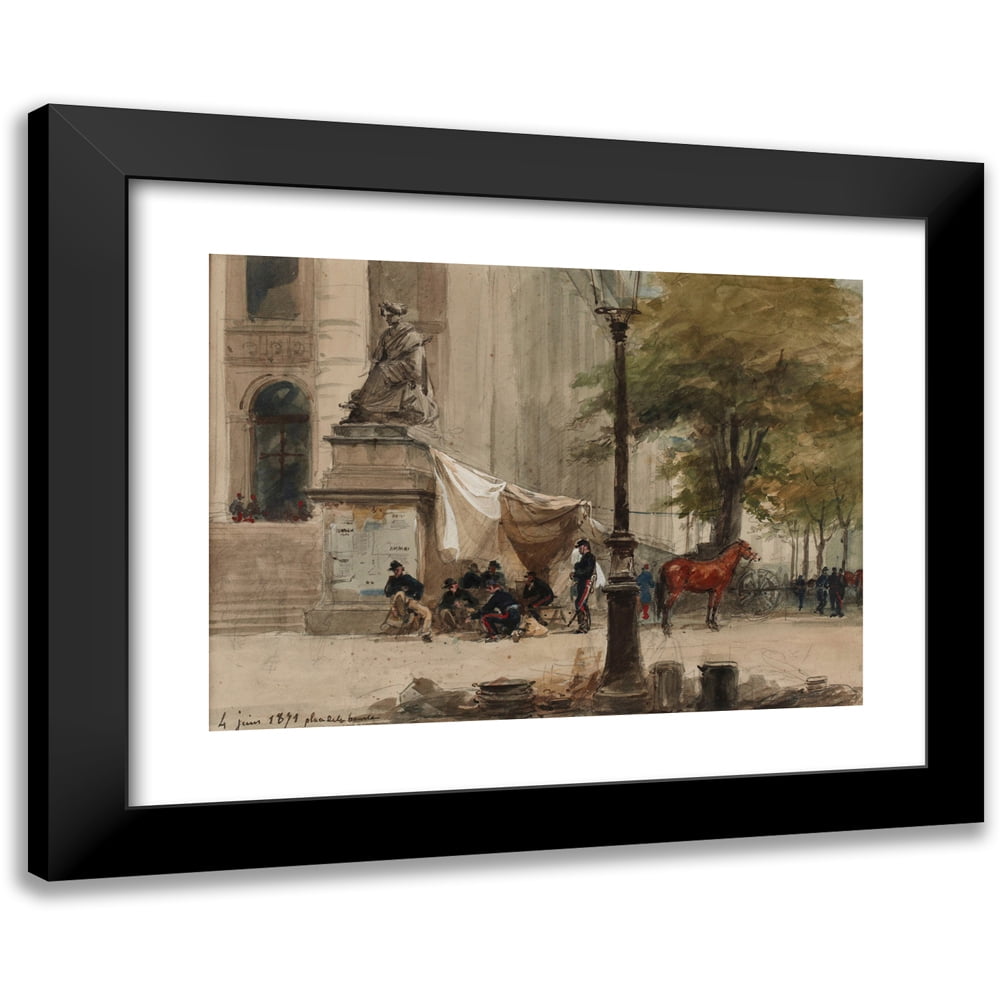 Isidore Pils 24x18 Black Modern Framed Museum Art Print Titled ...