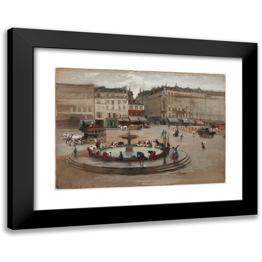 Isidore Pils 24x18 Black Modern Framed Museum Art Print Titled - La ...