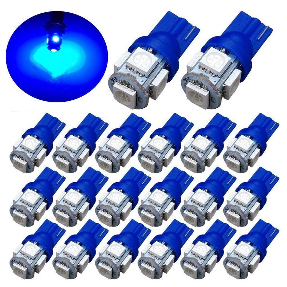 Isincer Ultra Blue LED Automotive Bulb Fits Car - Walmart.com