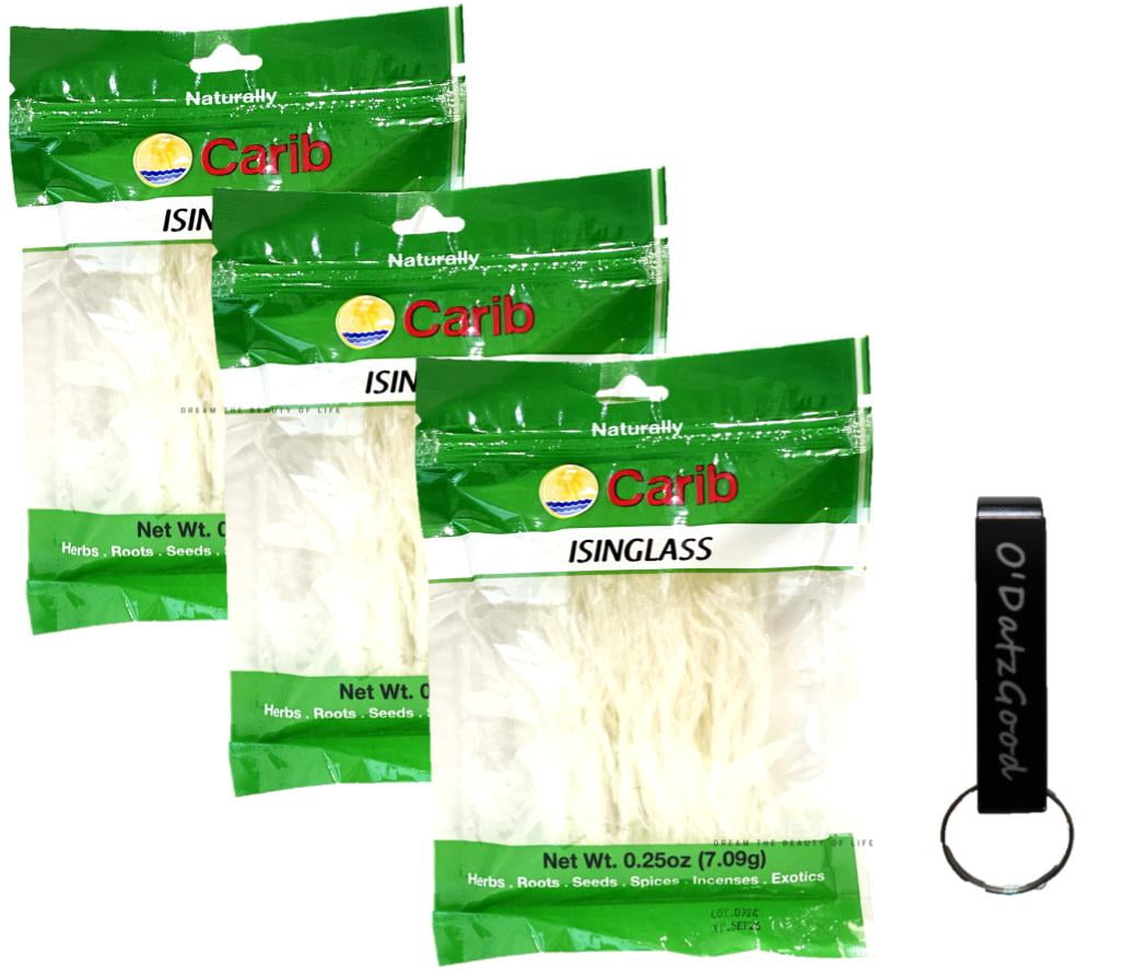 Isinglass by Carib 0.25 oz (7.09g) Pack of 3 Packaged w/ ODatzGood ...