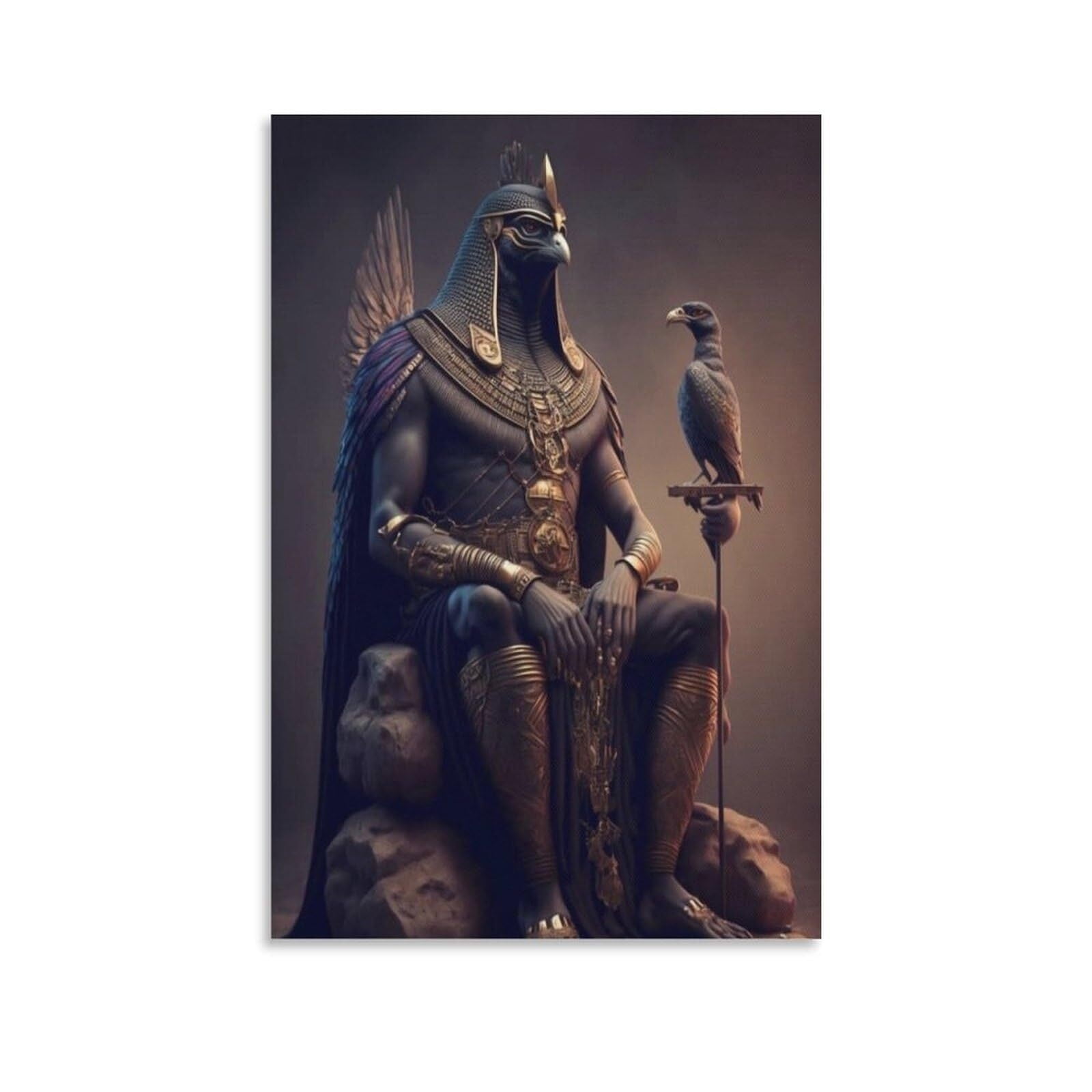 Isis Ancient Egypt Vintage Poster Home Canvas Wall Decor Art Canvas ...
