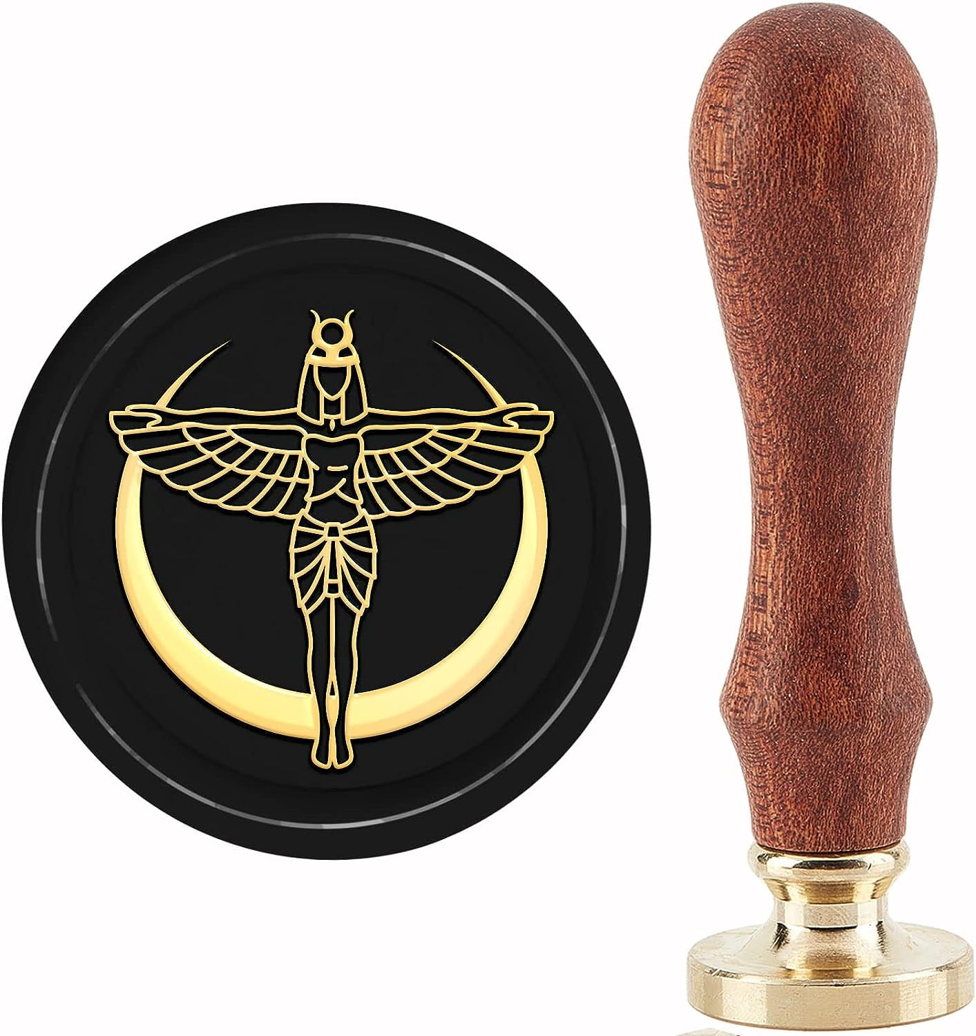Isis Wax Seal Stamp Goddess Egyptian Sealing Stamp Copper Seals Retro ...