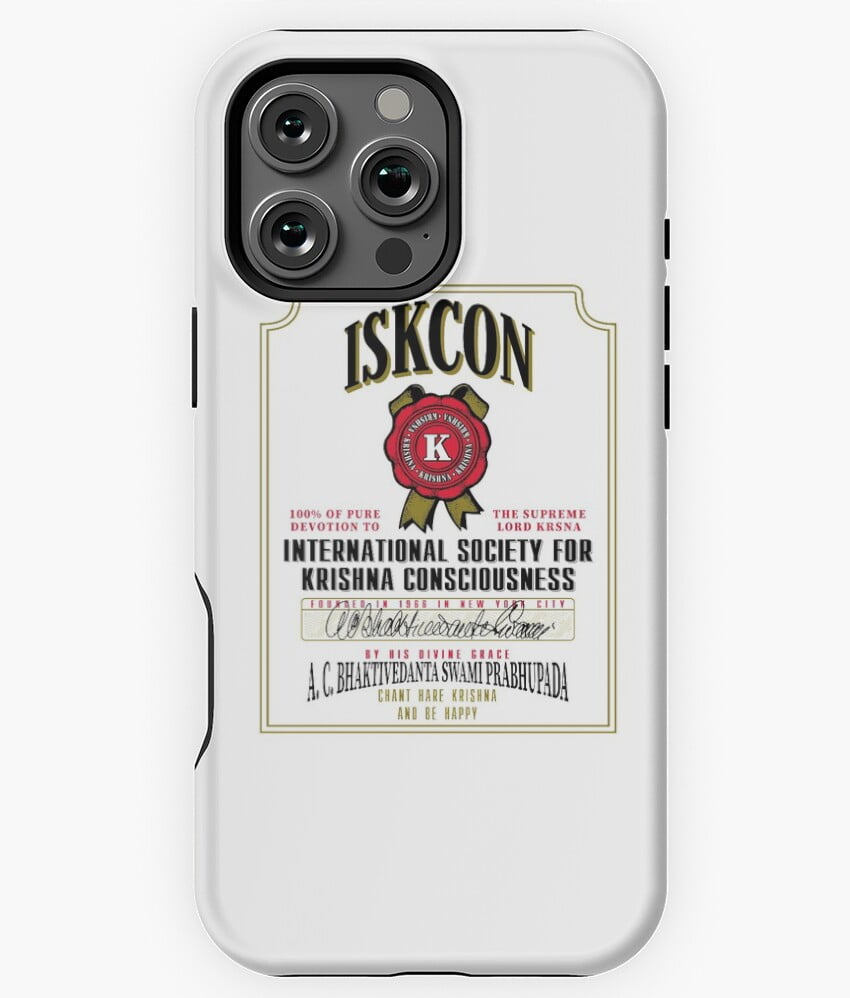 Iskcon Religious Symbol Graphic N8011 Phone Case for iPhone 17 16 15 14 ...