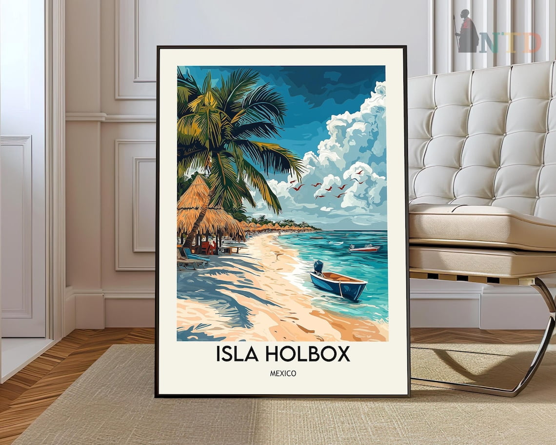 Isla Holbox Poster, Isla Holboxisla Holbox Print, Isla Holbox Photo ...