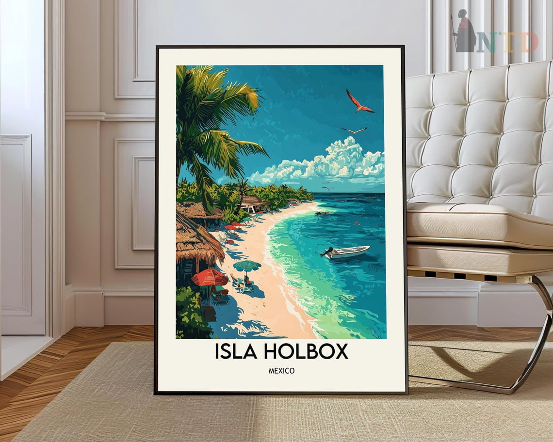 Isla Holbox Print, Isla Holboxisla Holbox Poster, Isla Holbox Photo ...