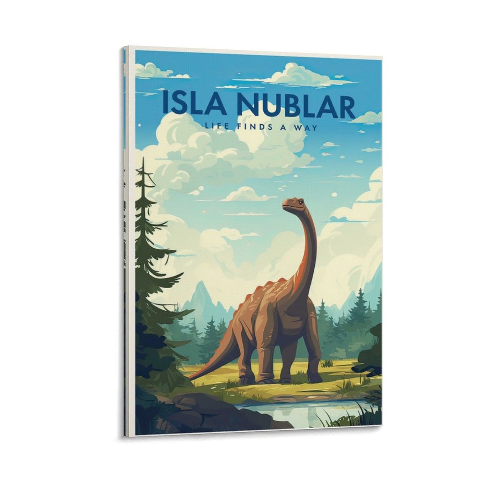 Isla Nublar Poster, Jurassic Park Poster, Life Finds A Way, Isla Nublar ...