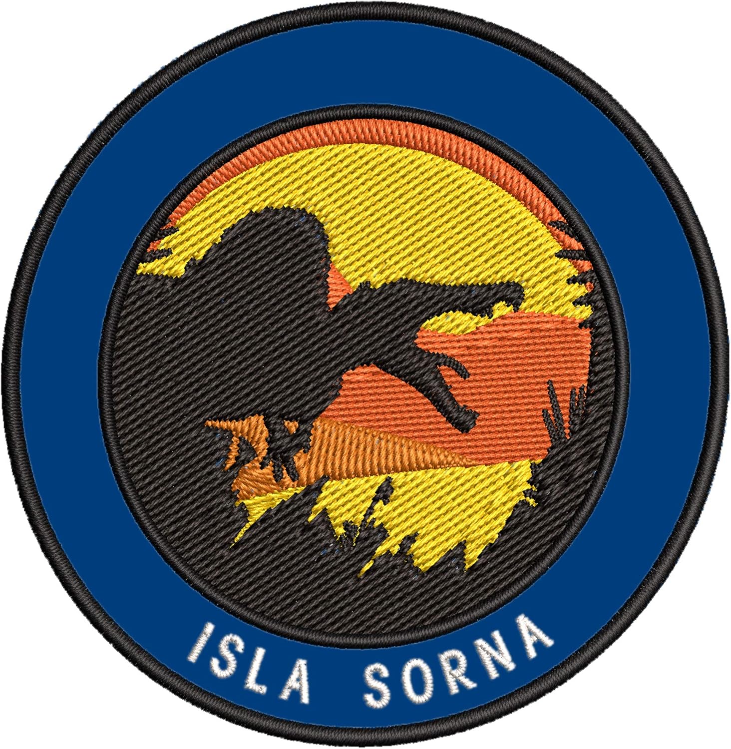 Isla Sorna T-Rex Embroidered Premium Patch DIY Iron/Sew-on Decorative ...