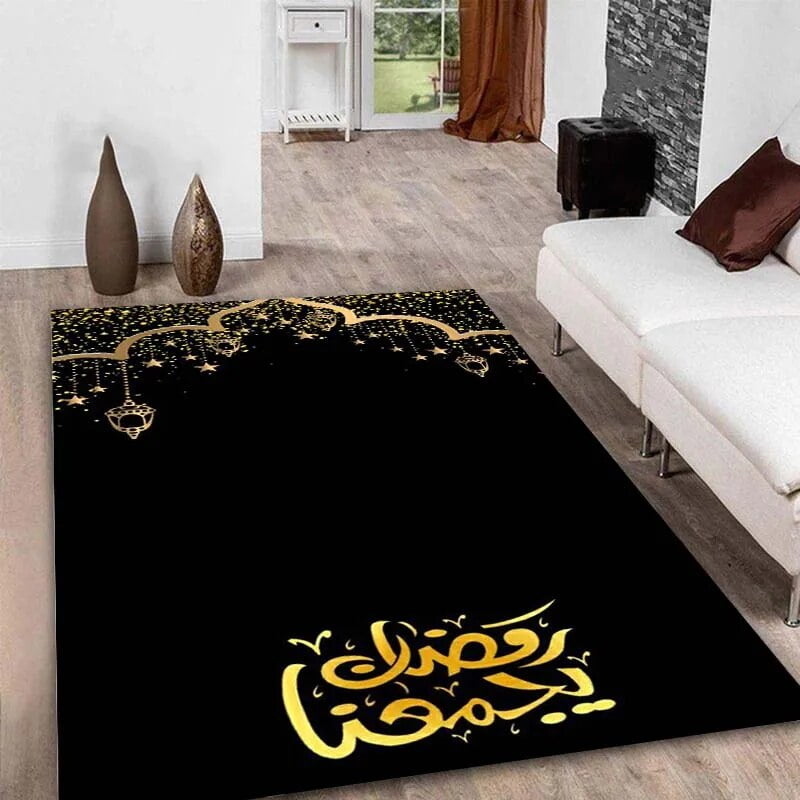 Islam Festival Prayer Carpet Muslim Kneeling Poly Mat Ramadan Kareem ...