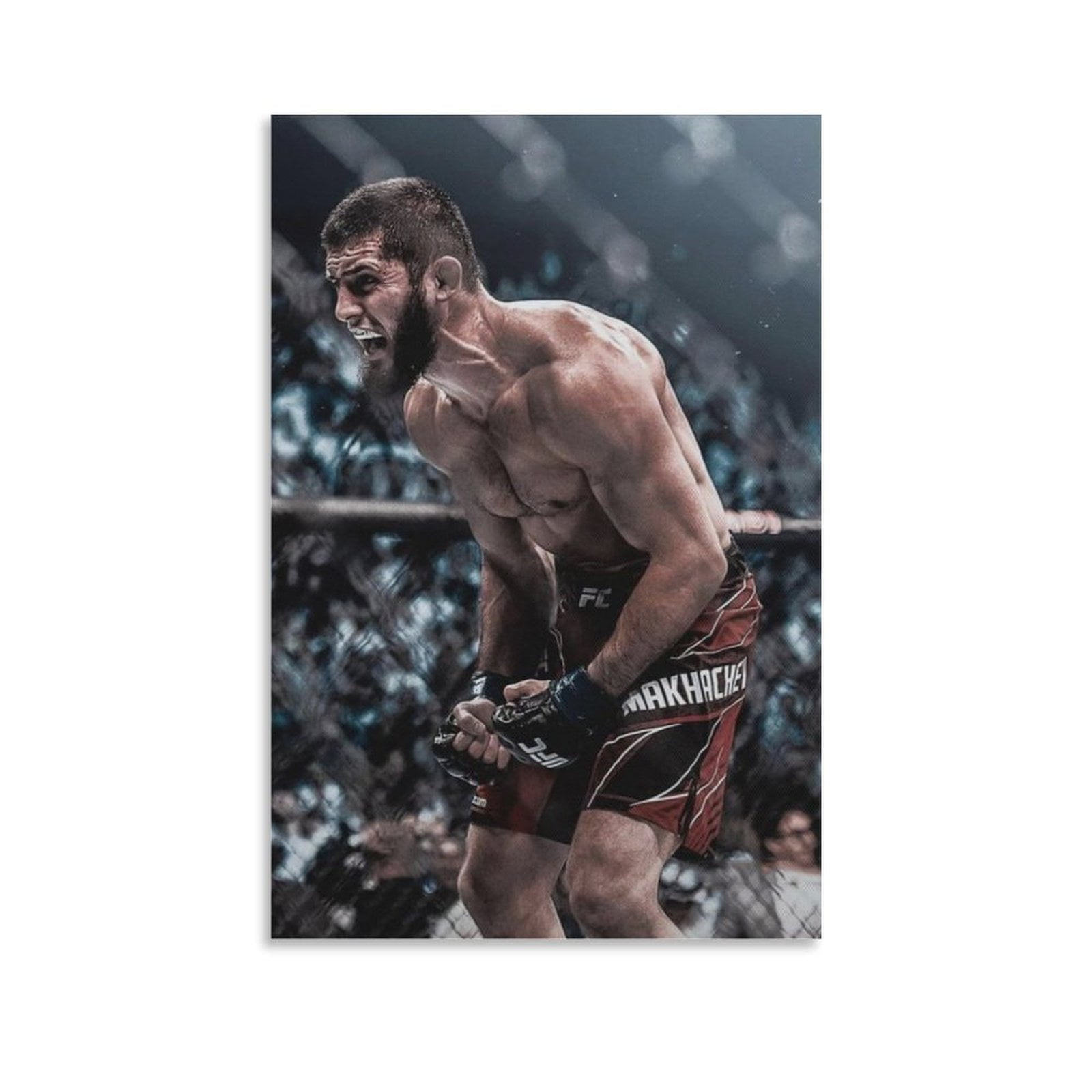 Islam Makhachev Canvas Poster Artworks Picture Print Poster Wall Art ...