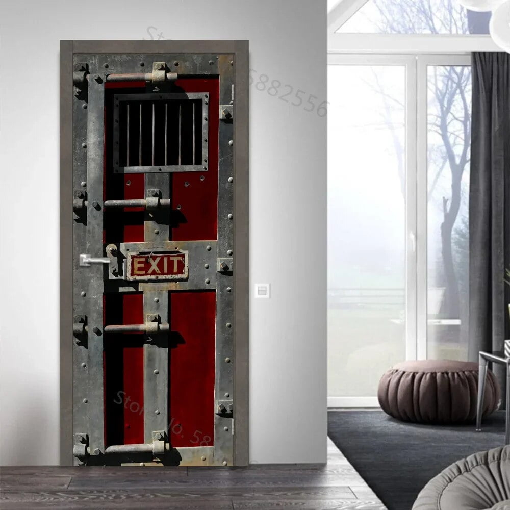 Islam Style Muslim Door Sticker Adhesive Religous Wall Mural Arch ...