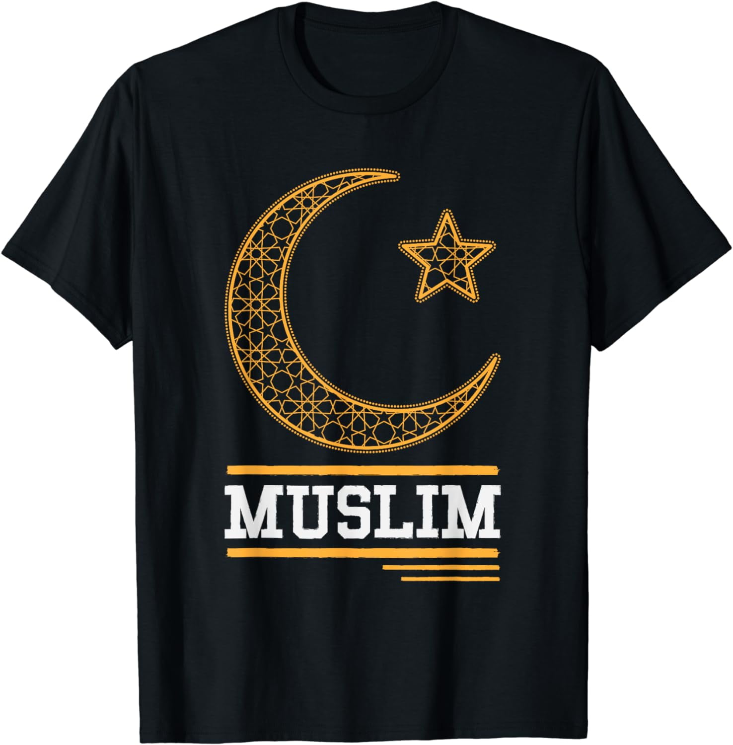 Islam Symbol Cool Islamic Retro Muslim T-Shirt - Walmart.com