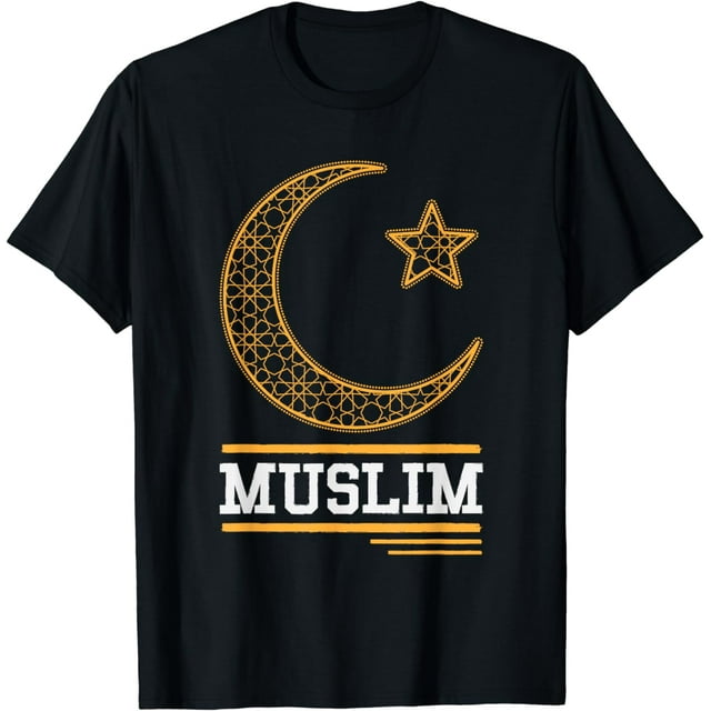 Islam Symbol Cool Islamic Retro Muslim T-Shirt - Walmart.com